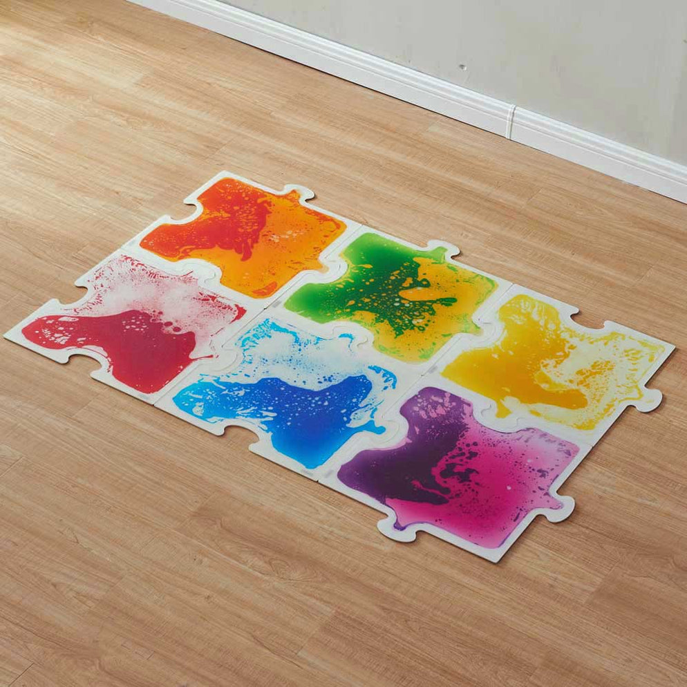 Puzzle Shapes Sensory Liquid Tiles — Bright Spark Enterprises Pty Ltd