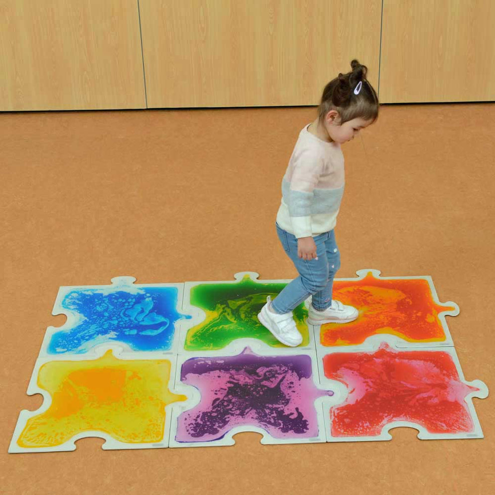 Puzzle Shapes Sensory Liquid Tiles — Bright Spark Enterprises Pty Ltd