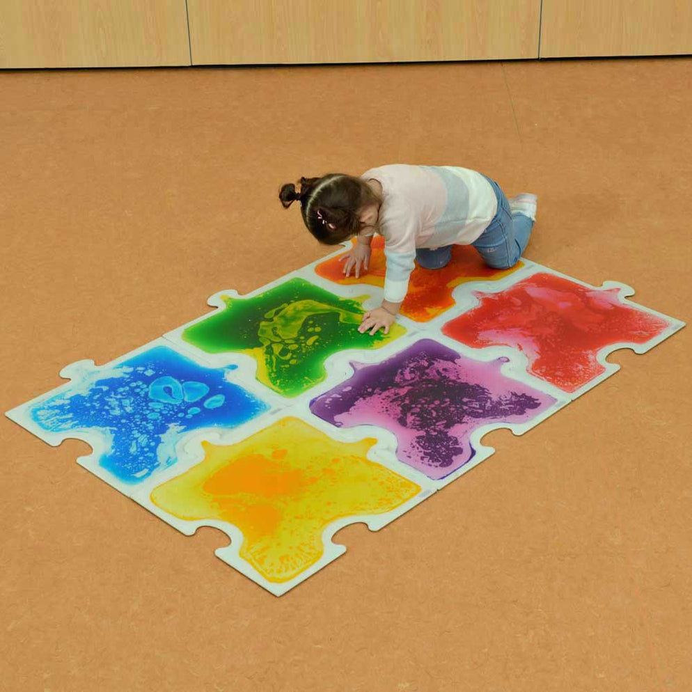 Puzzle Shapes Sensory Liquid Tiles — Bright Spark Enterprises Pty Ltd