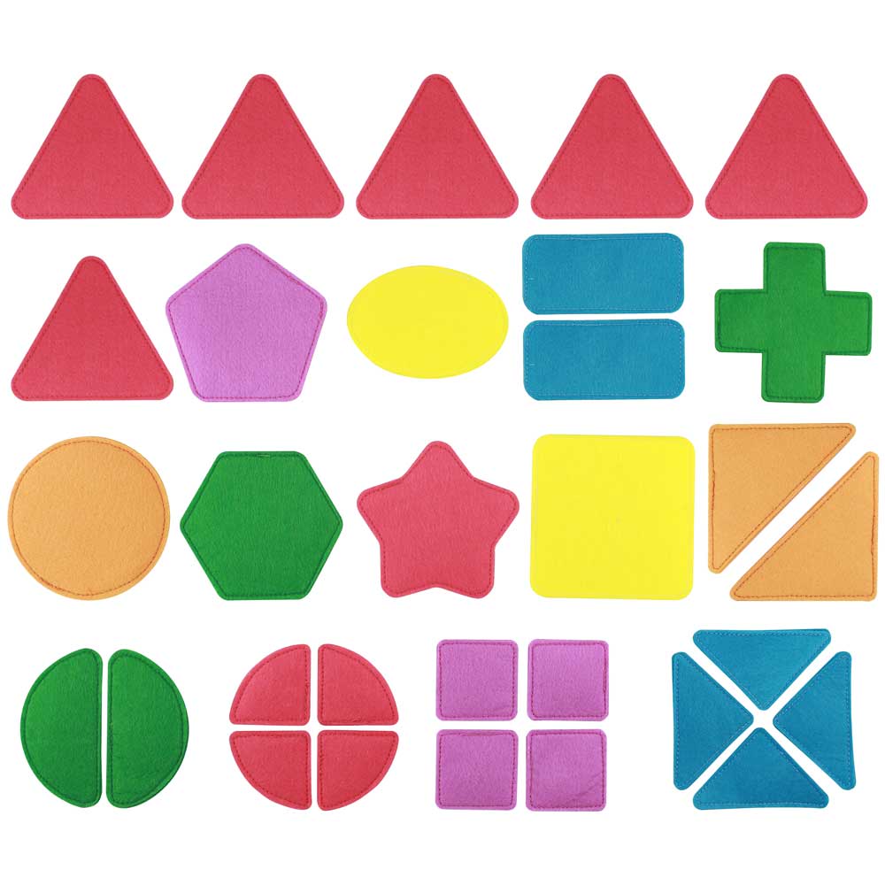 Velcro Geometric Shapes 31 Piece Set — Bright Spark Enterprises Pty Ltd